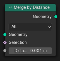 Merge by Distance Node - Blender 4.1 Manual