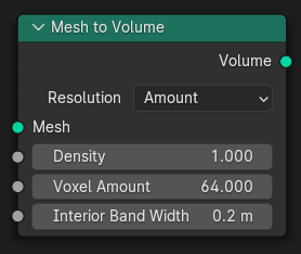 Mesh to Volume Node - Blender 4.1 Manual