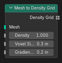 Mesh to Density Grid Node - Blender 5.2 LTS Manual